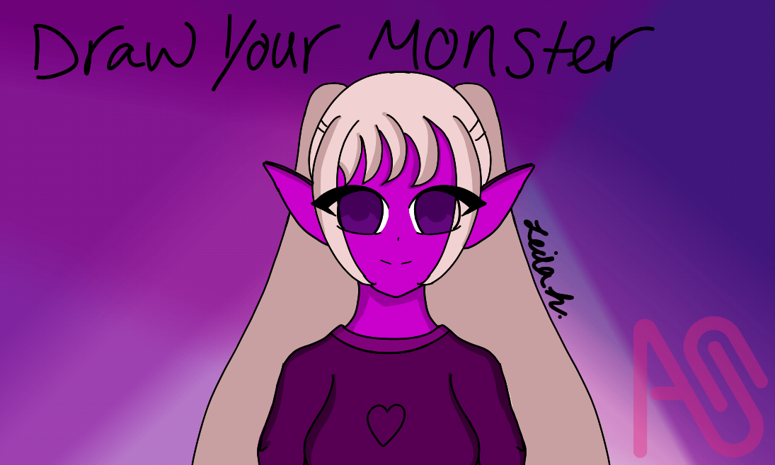 draw your monster challenge LadyLemon2 - 插图 ART street