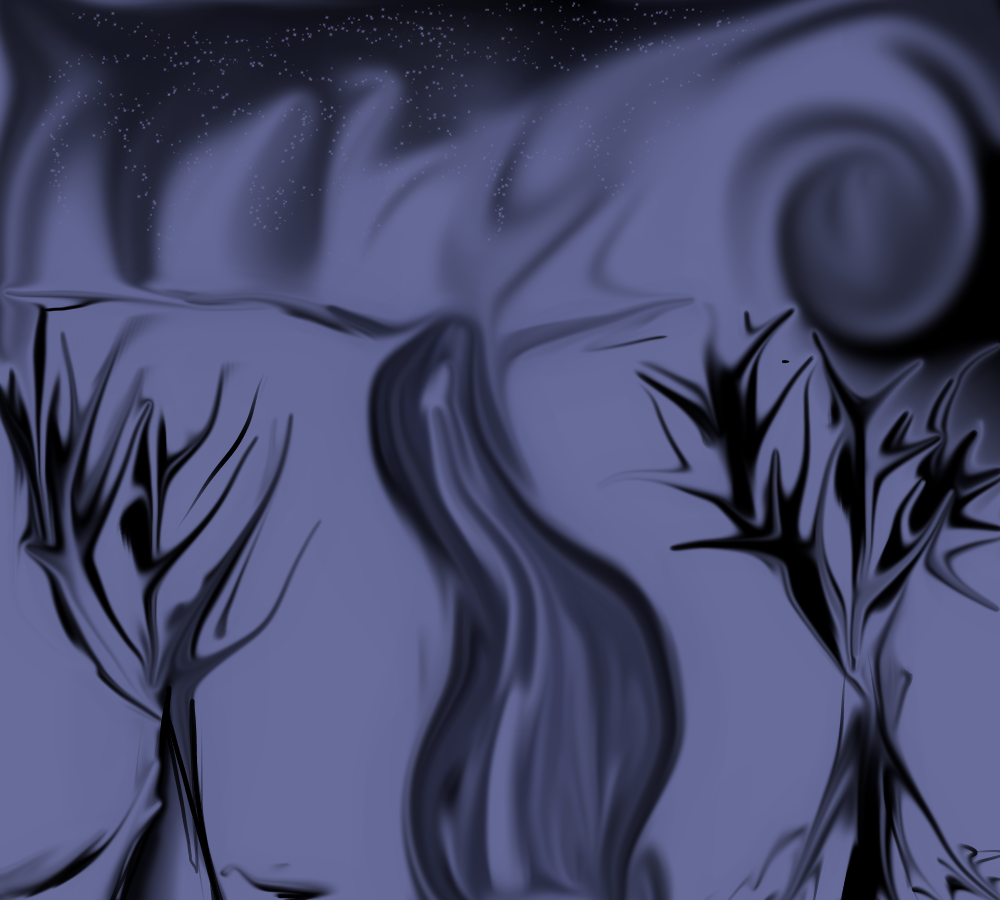 Greyish Moon Path to Neverland starwanderer - Illustrations ART street