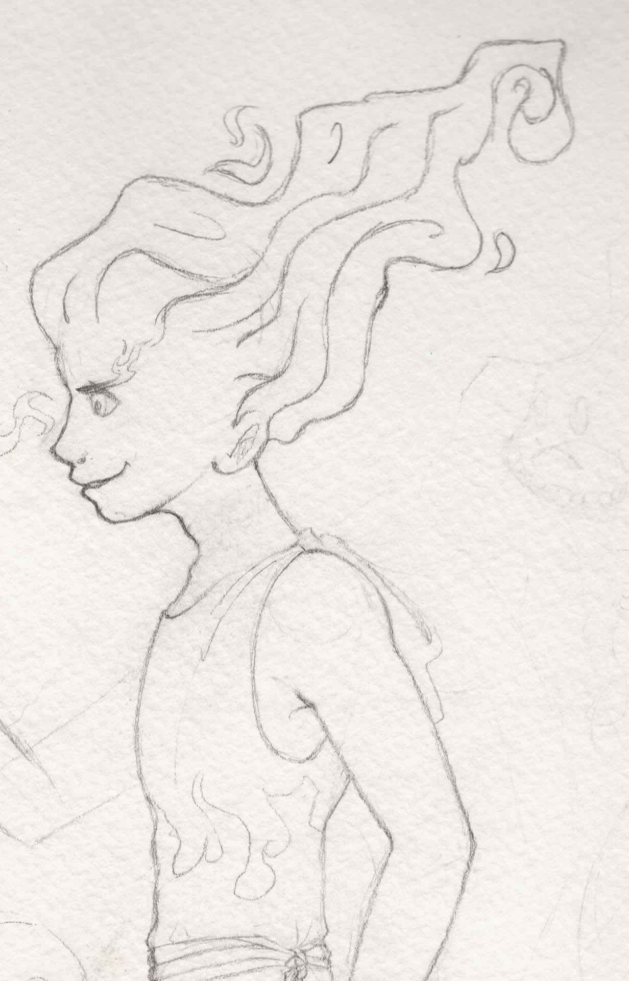 Torch Hair izzyschules - Illustrations ART street