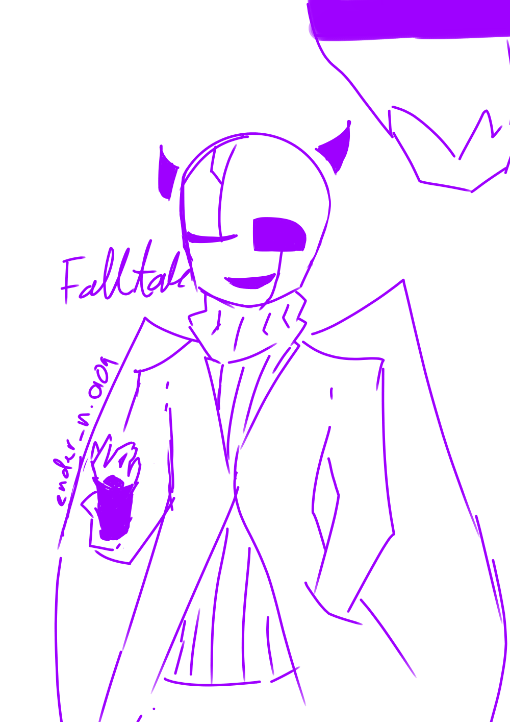 Demon W.D Gaster [ Falltale] (my AU) Ender. - Illustrations ART street