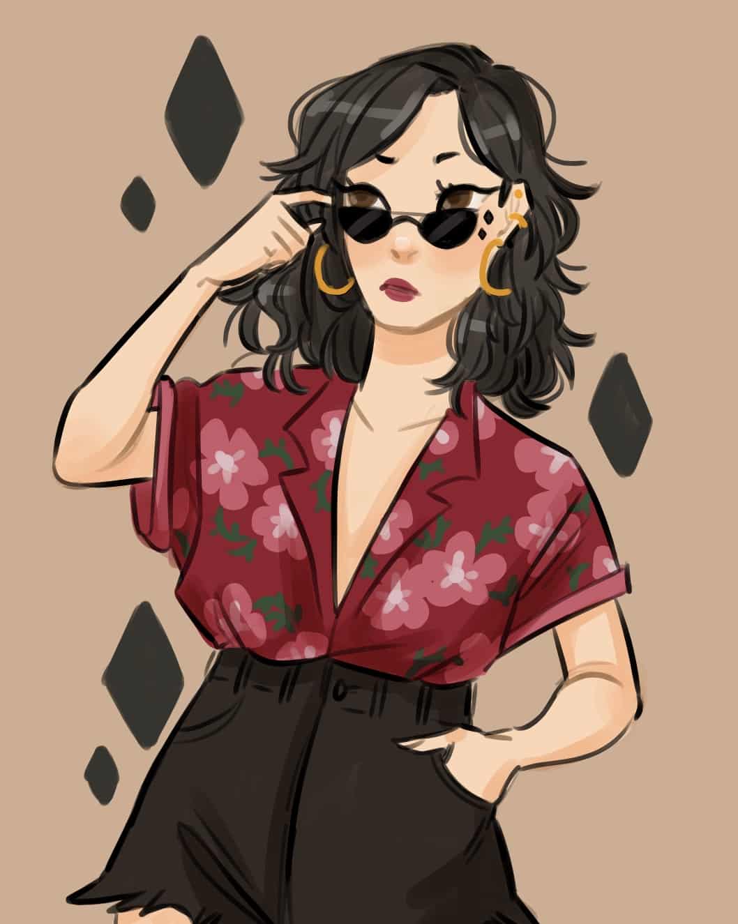 My Summer Outfits Kelsh - Illustrations ART street