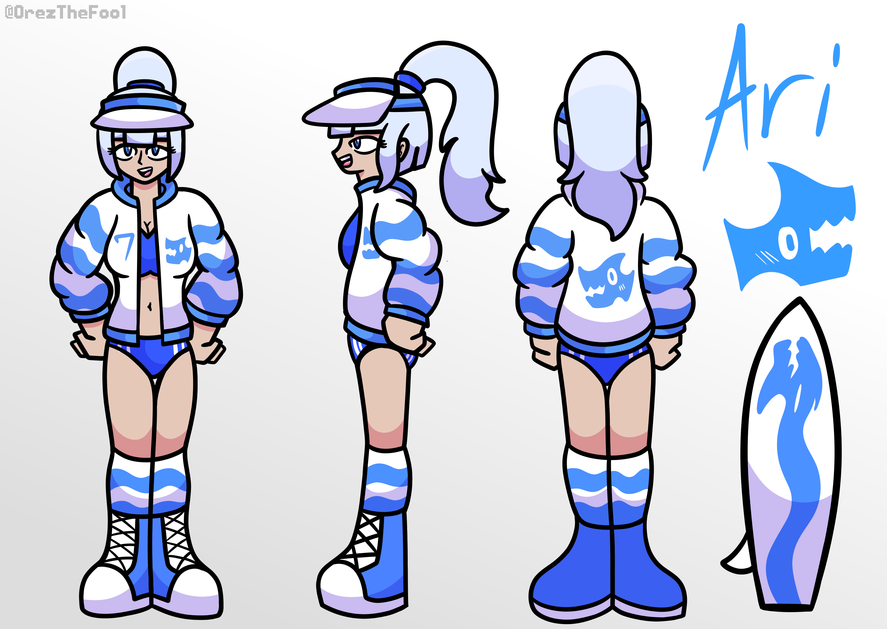 Ari Leviathan Character Sheet OrezTheFool - Illustrations ART street