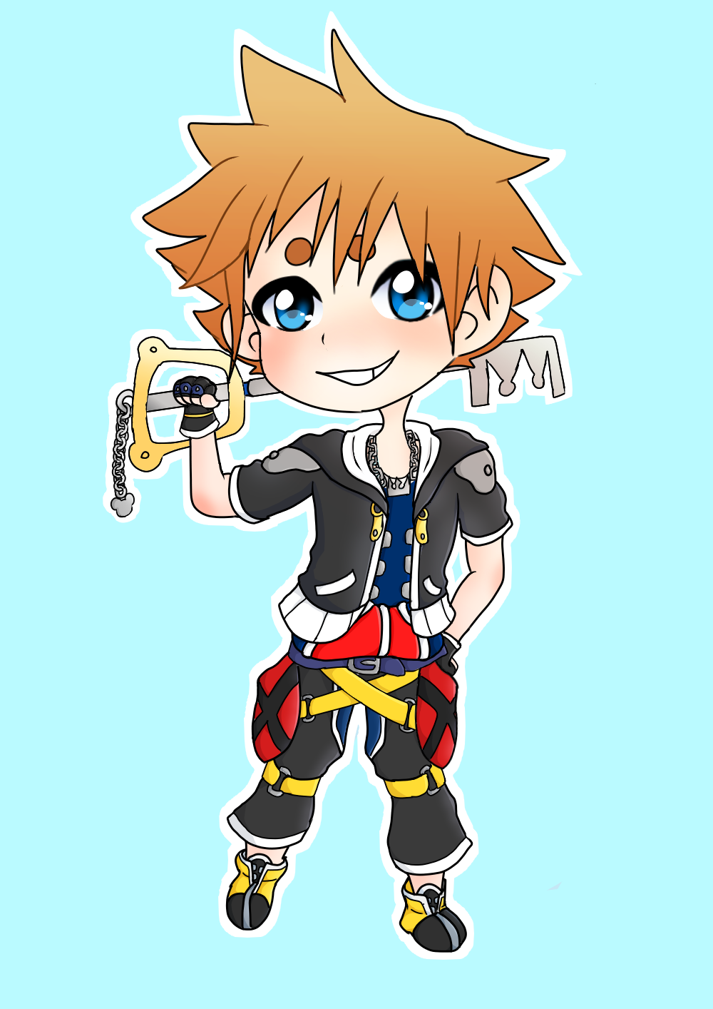 Chibi Sora FloofiBunns - Illustrations ART street