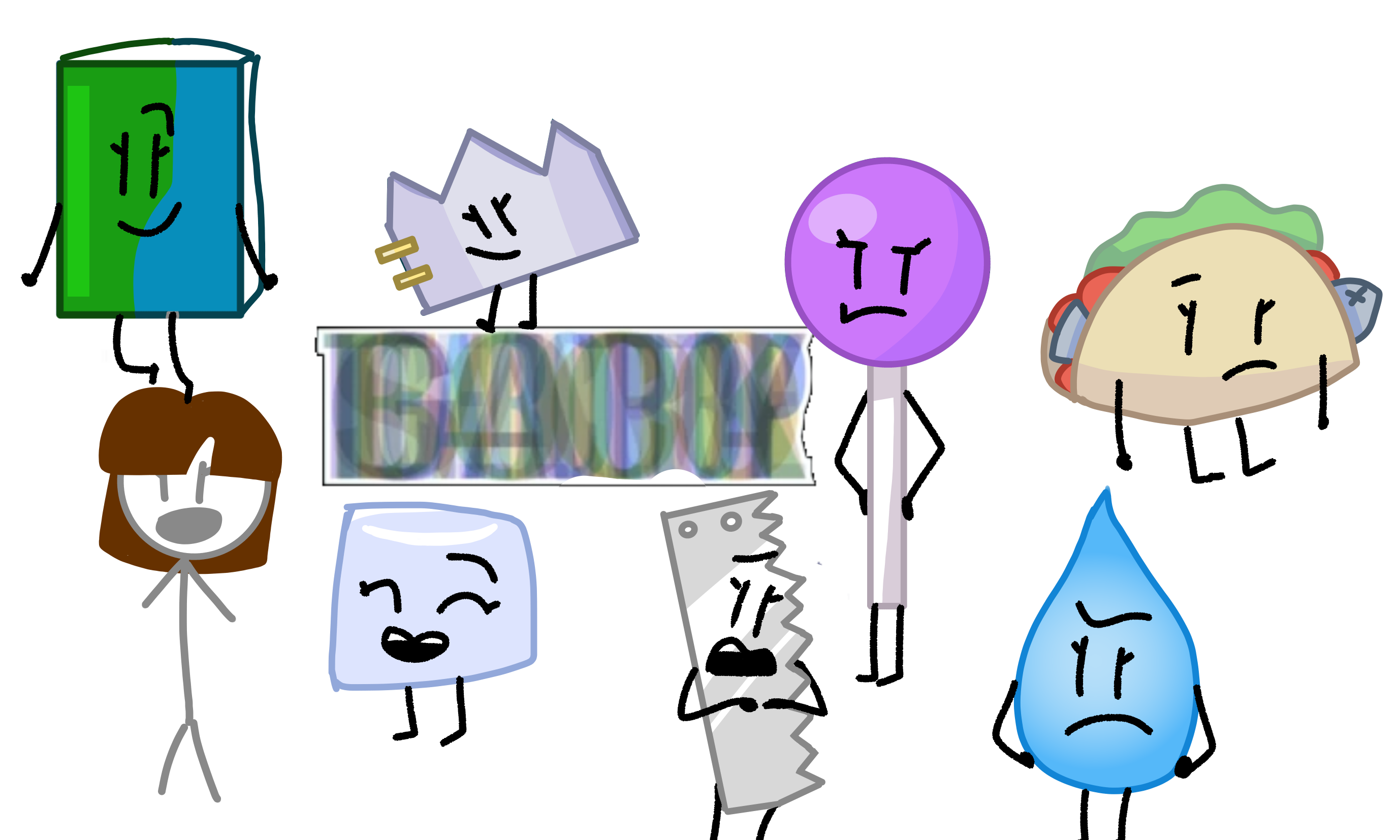 Bleh / 8 names at once BFB Scourge - Illustrations ART street