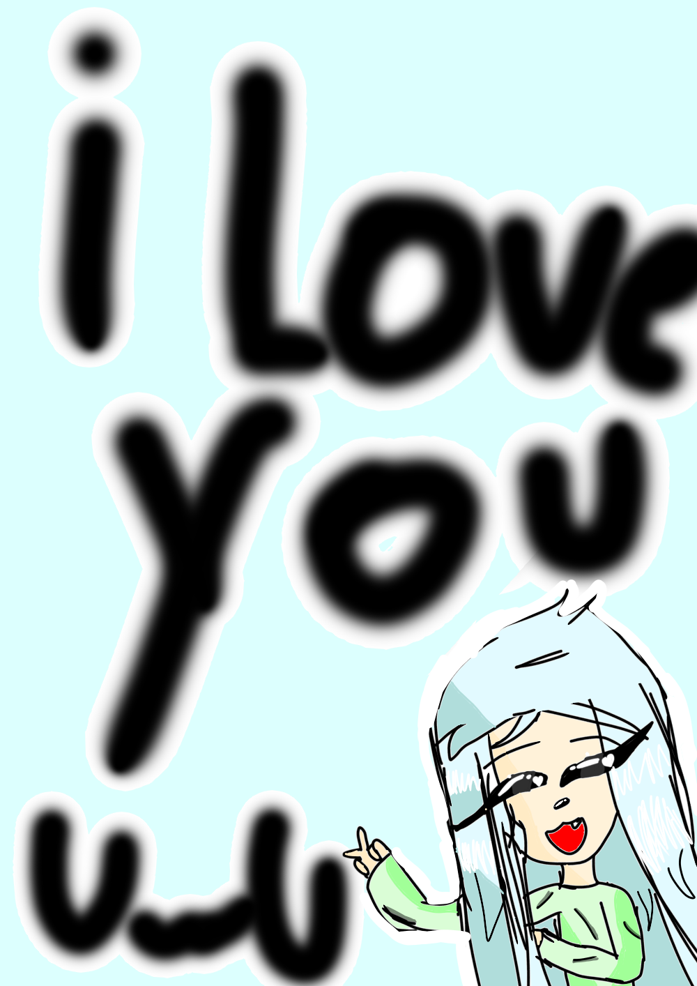 [b][00bfff]. 。 • ﾟ 。 . YO TE AMO B I am kitty UwU 7u7 - Illustrations ...