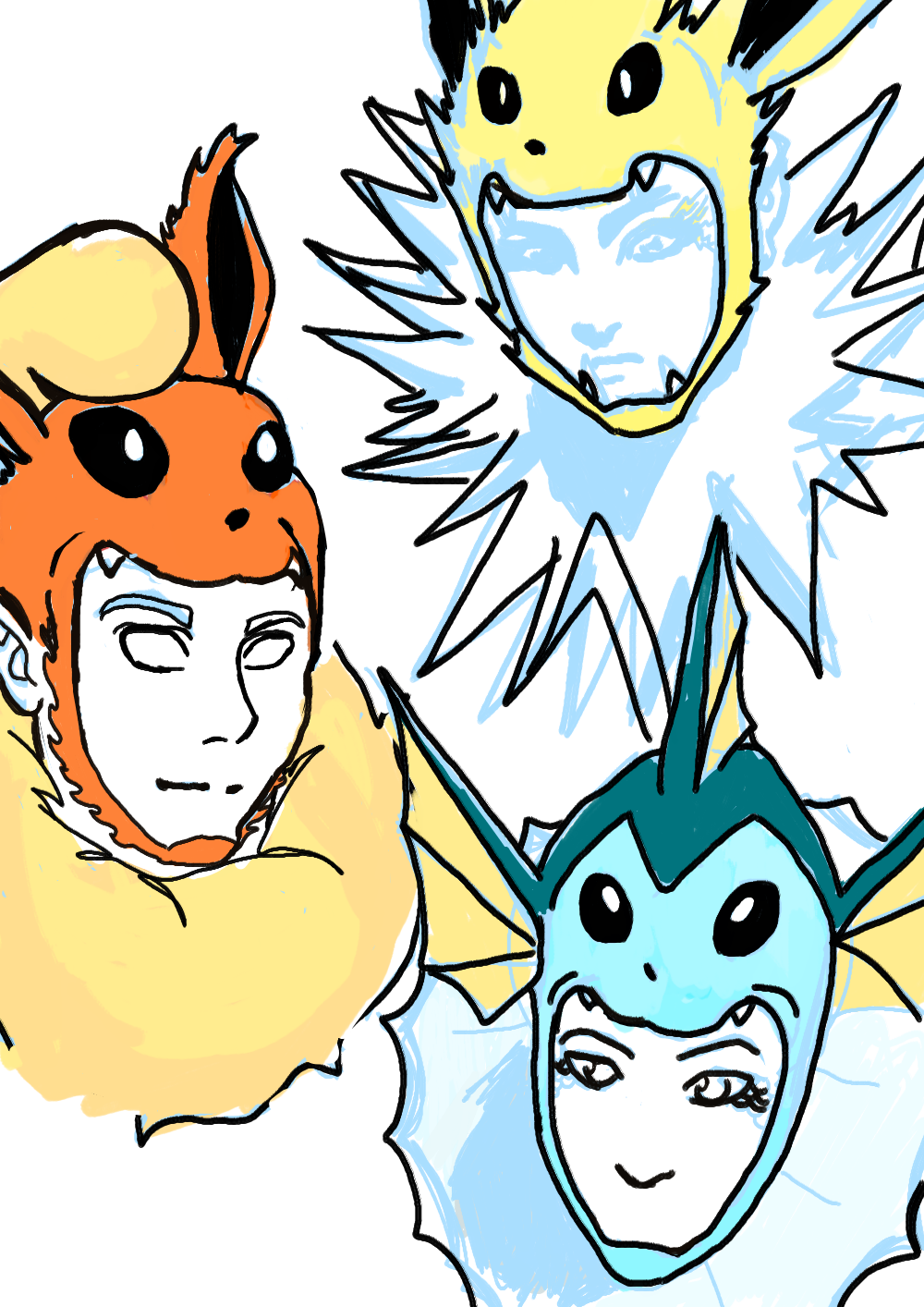 POKE Headpiece COSPLAY QUICKPAINT~ BlueJay - Illustrations ART street