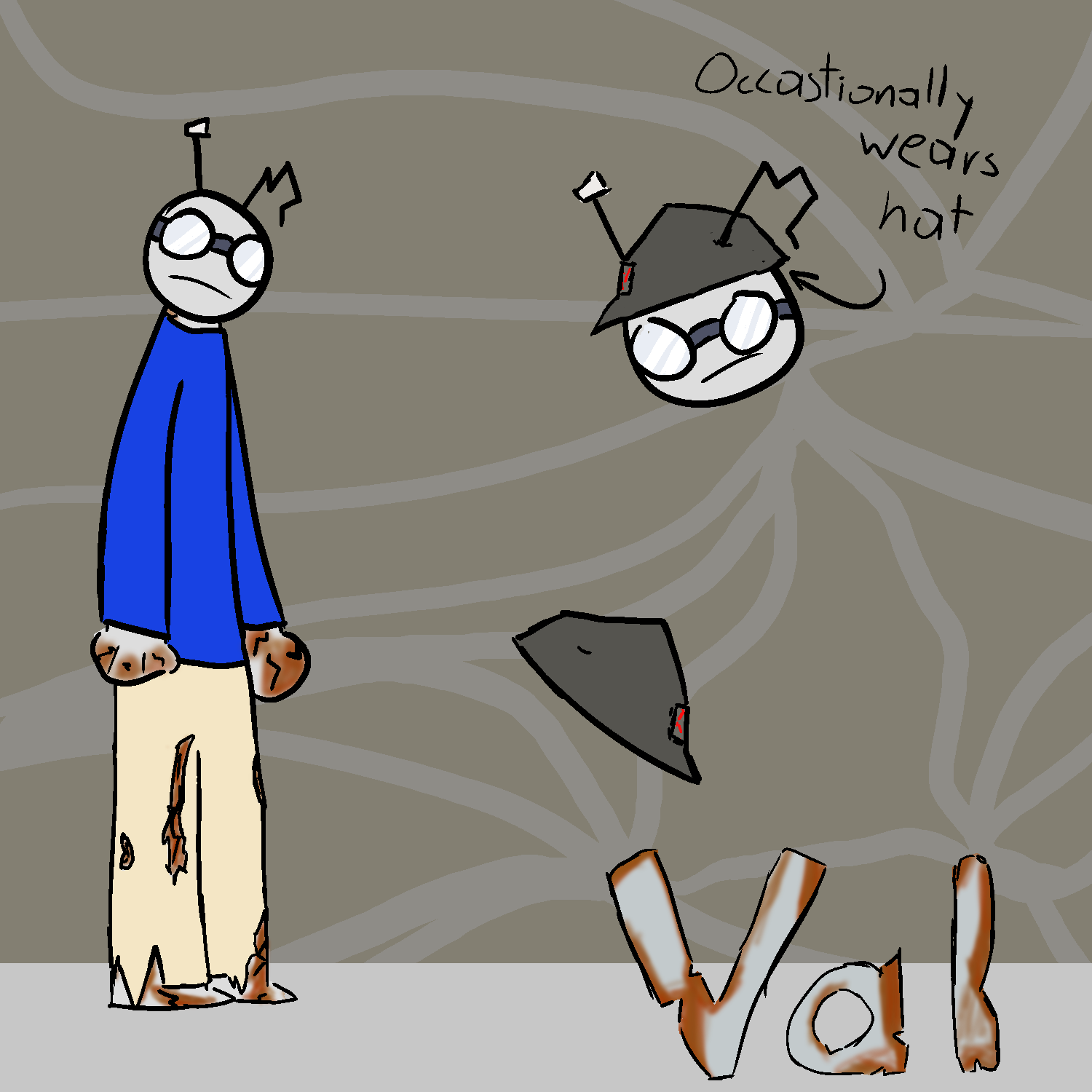 Val and Charles (+bonus) Bacon Brilliance - Illustrations ART street