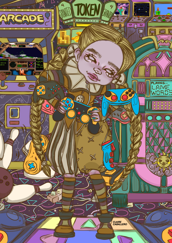 🕹️"Lame Words"🎮 ClaireCaballero - Illustrations ART street