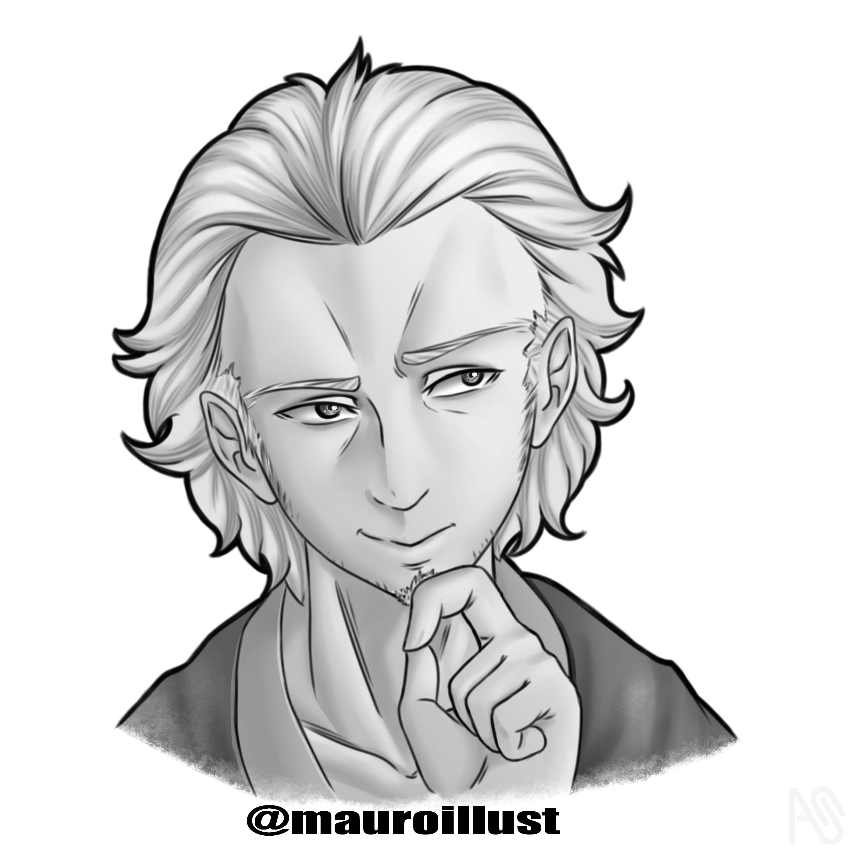 Grayscale practice one Mauro - Illustrations ART street