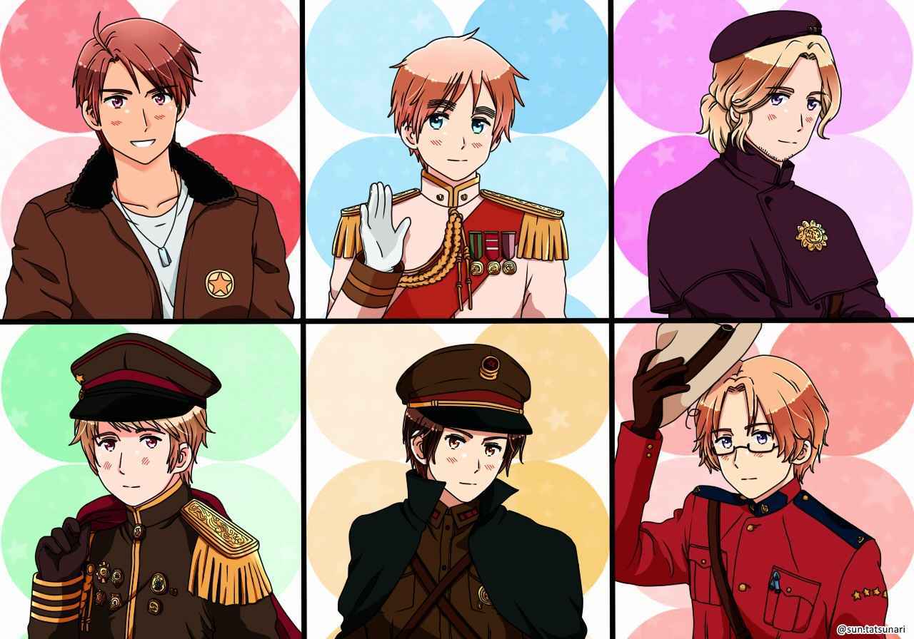 2p Hetalia Characters