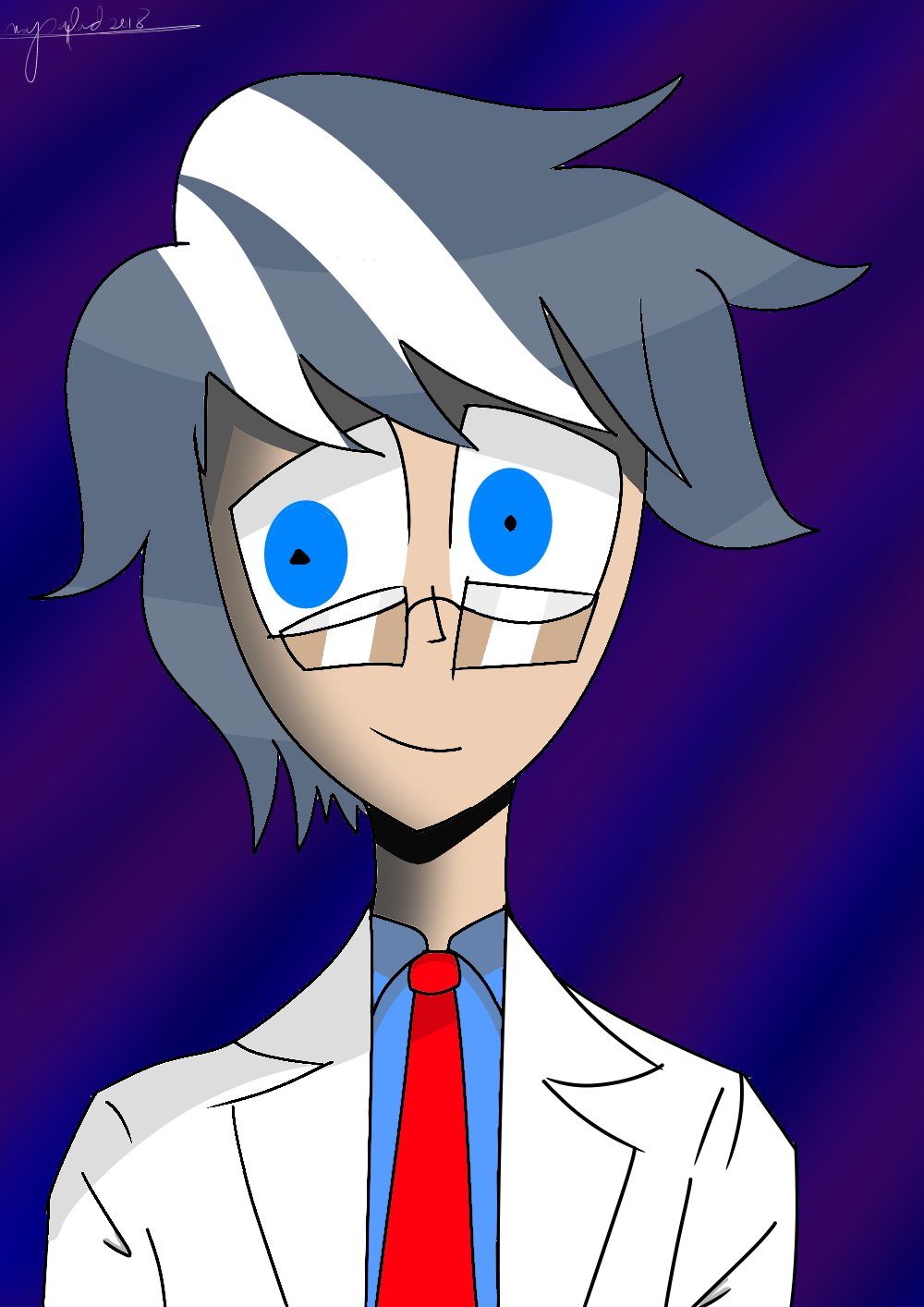 Dr. Dylan (OC) Bluvereey - Illustrations ART street