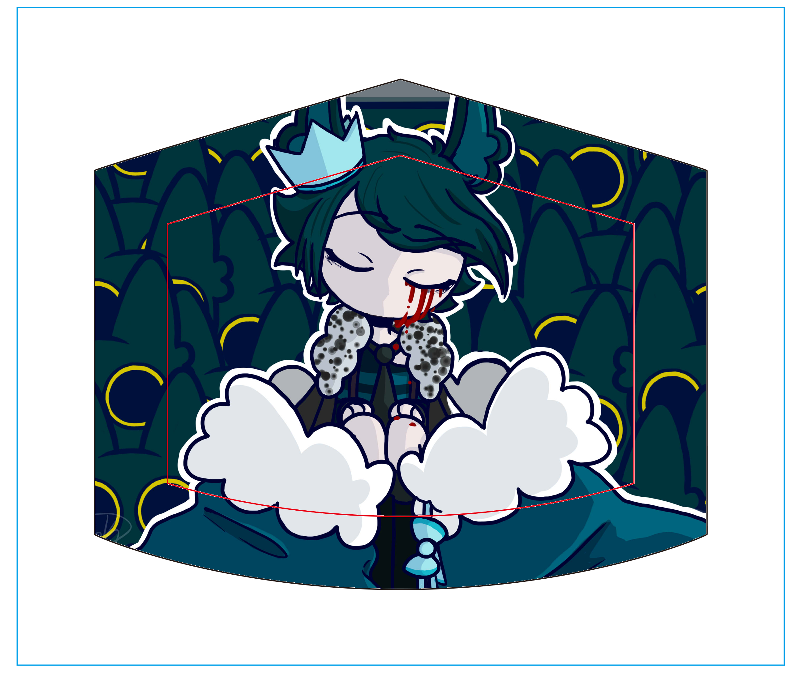 "Pain" DESING MASK ORUKA_KINGU - Illustrations ART street