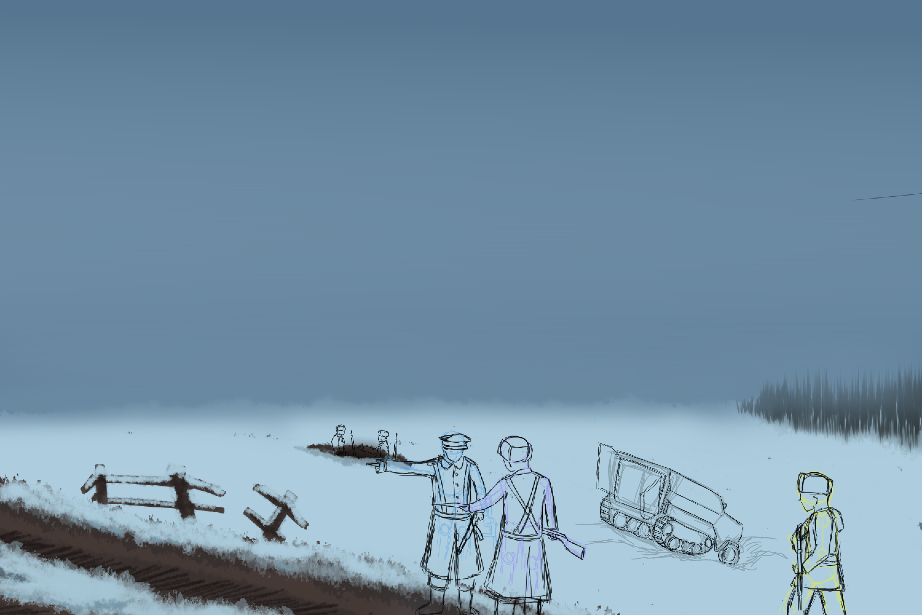 Eastern Front, winter 1942 (project) egg_tamago27 - 插图 ART street