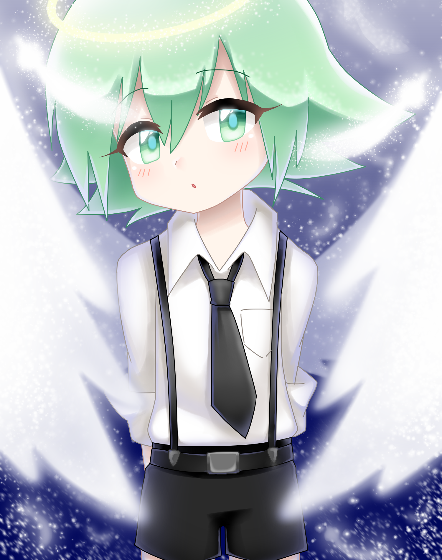 Lyserg with angel wings Rinzy - Illustrations ART street