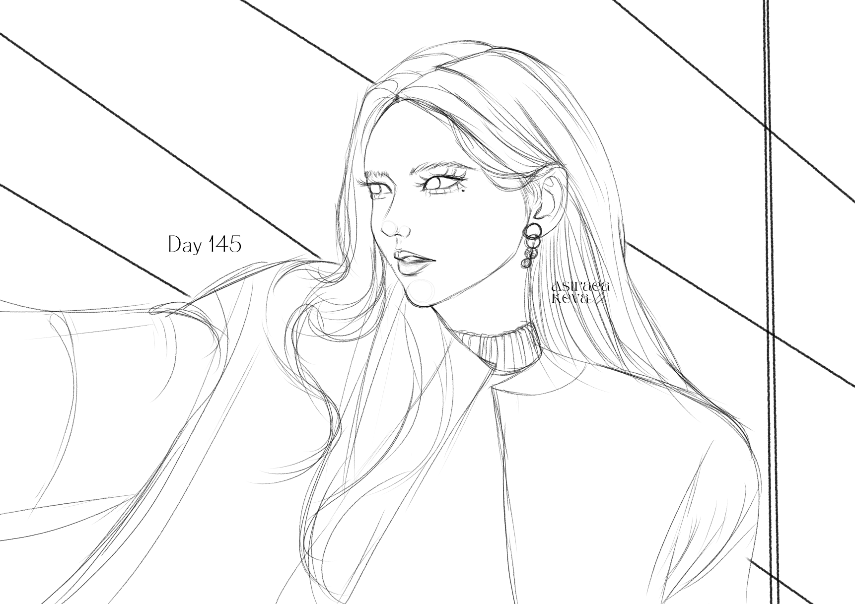 Day 145 Daily Art Astraea Keva - Illustrations ART street