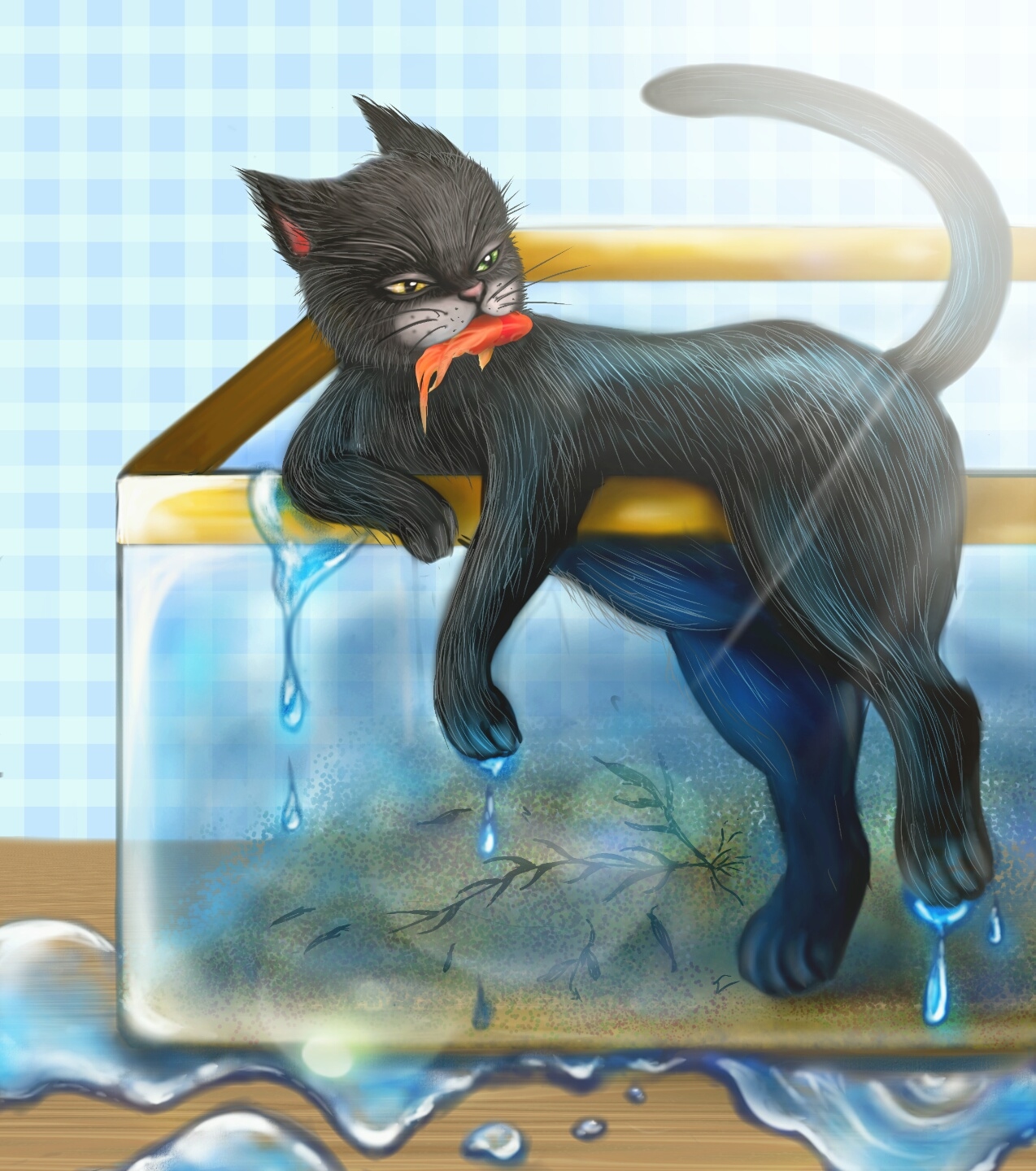 Bad Cat BiniBini - Illustrations ART street