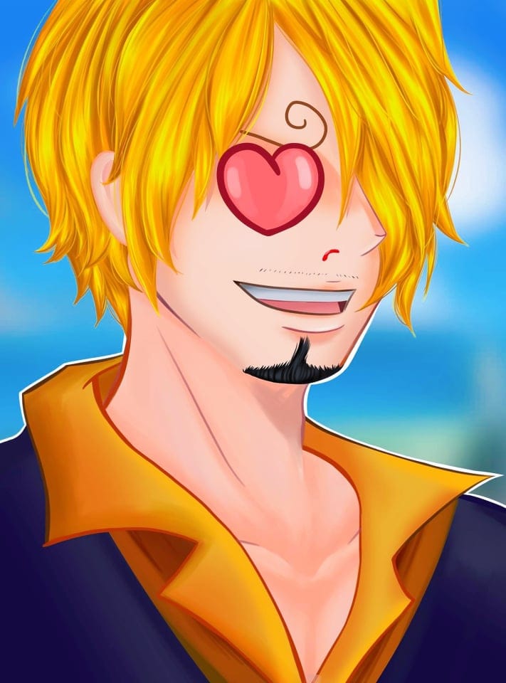 Sanji Heart Eyes