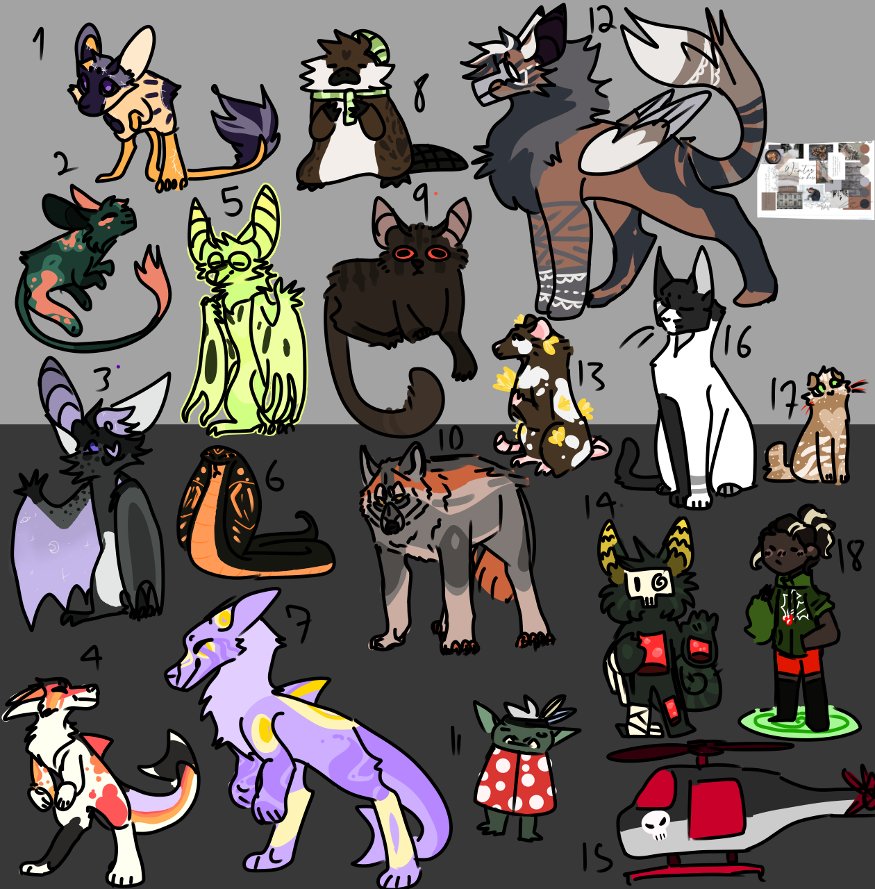 October adopts batch 5 .•♬• sᴏᴄᴋ-ʙᴀɪᴛ™ •♬•. Skye - Illustrations ART street