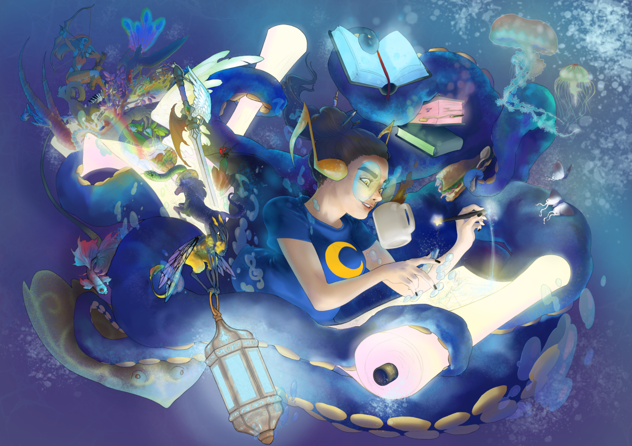 WorkBench - DeviantArt : ArtistAvatarChallenge Aya Benuni - 插图 ART street