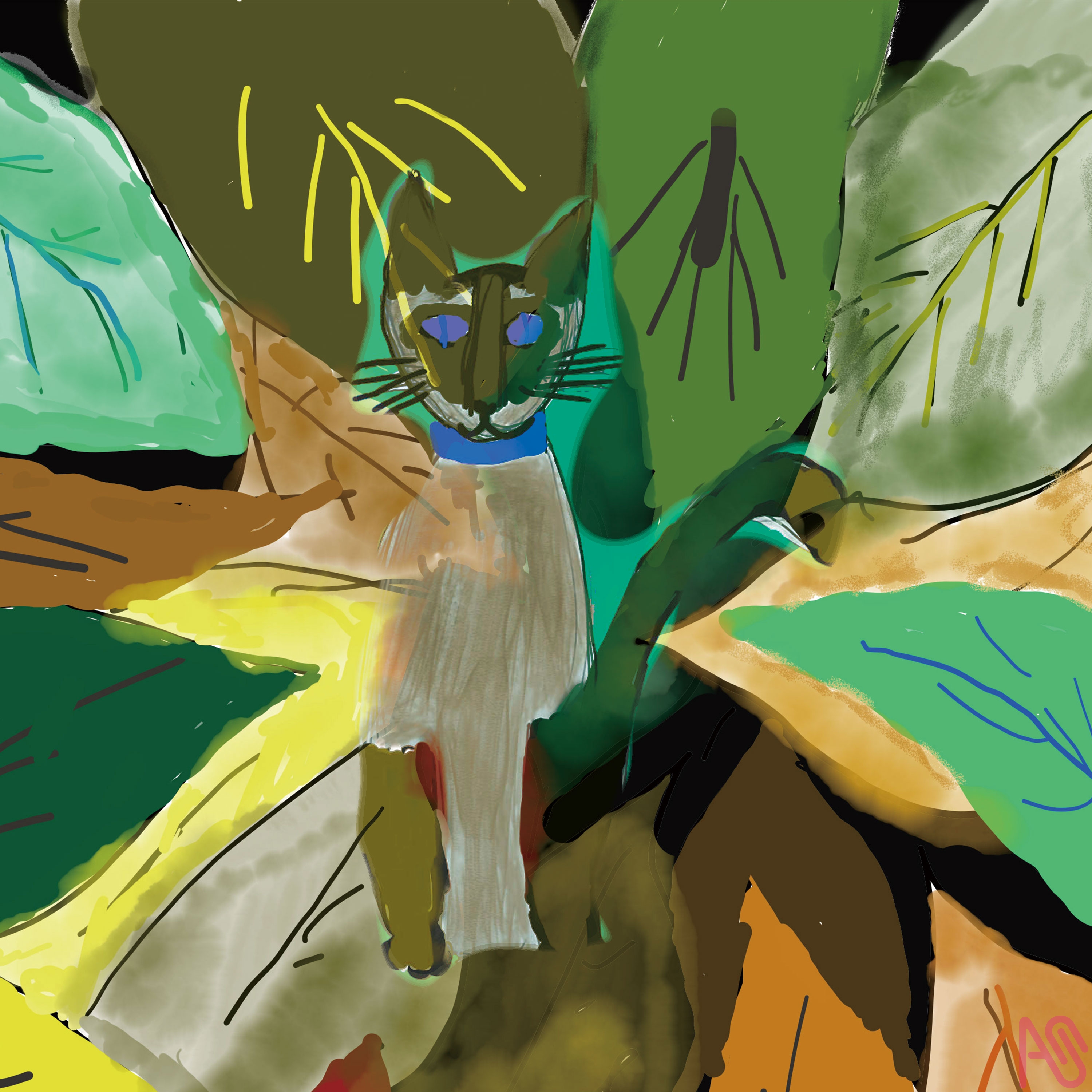 昔、飼っていたシャム猫トムi Used To Have A Siamese Cat Tom かえぴ 插图 Art Street