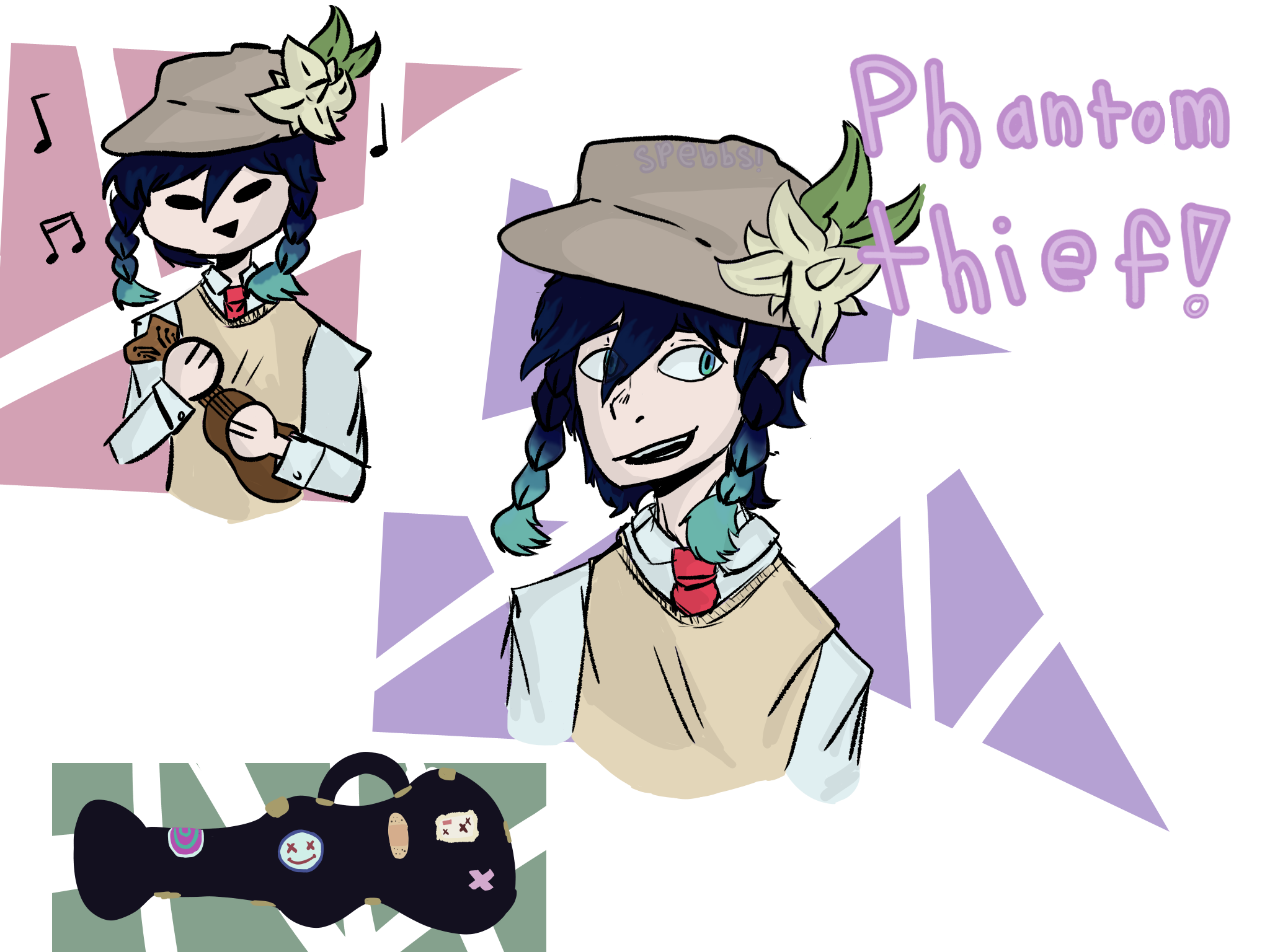 Phantom Thief Venti? Phantom Thief Venti Spebbles - Illustrations ART ...