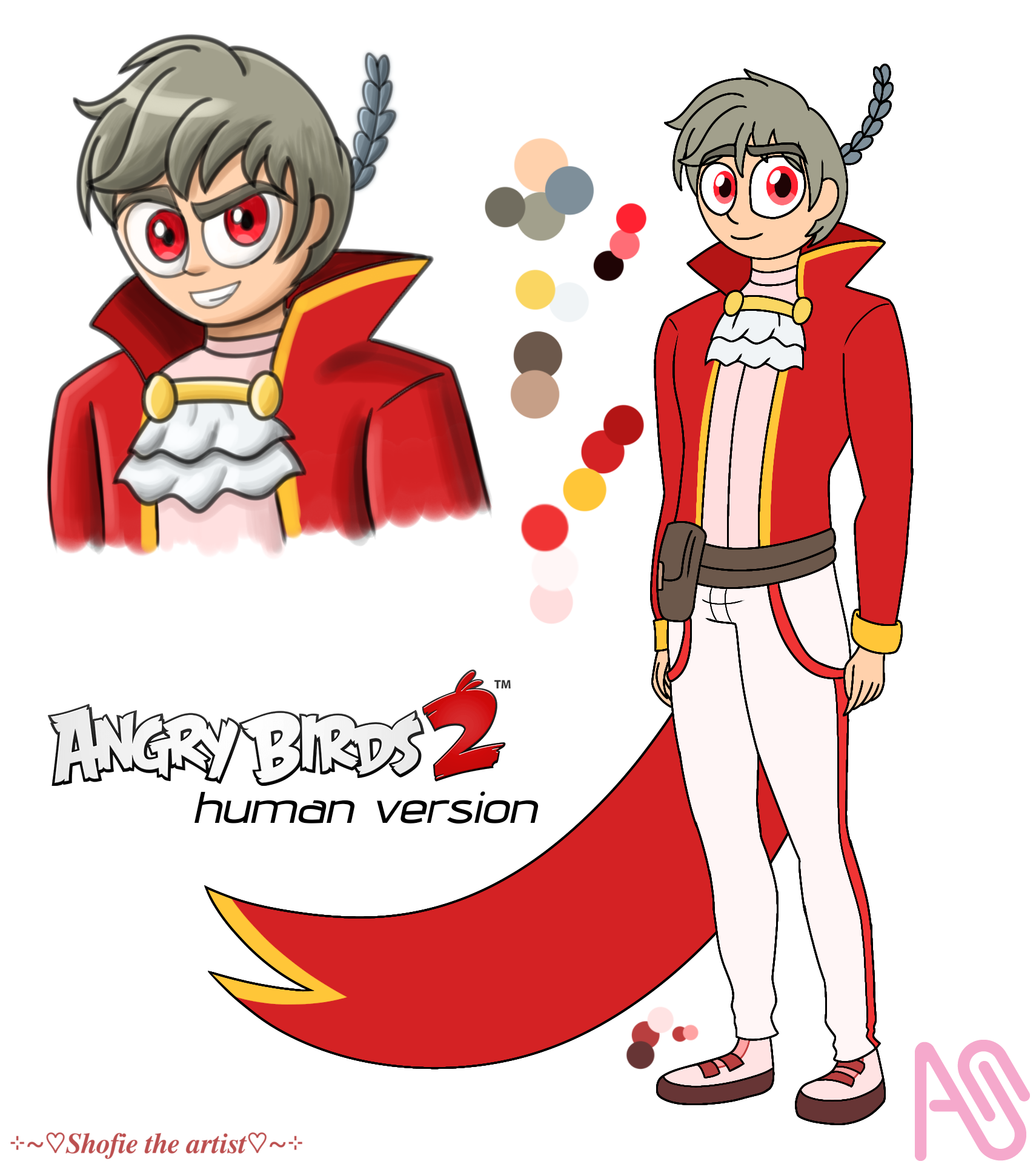 My humanized of Angry birds 2 Shofie The Artist - Illustrations ART street