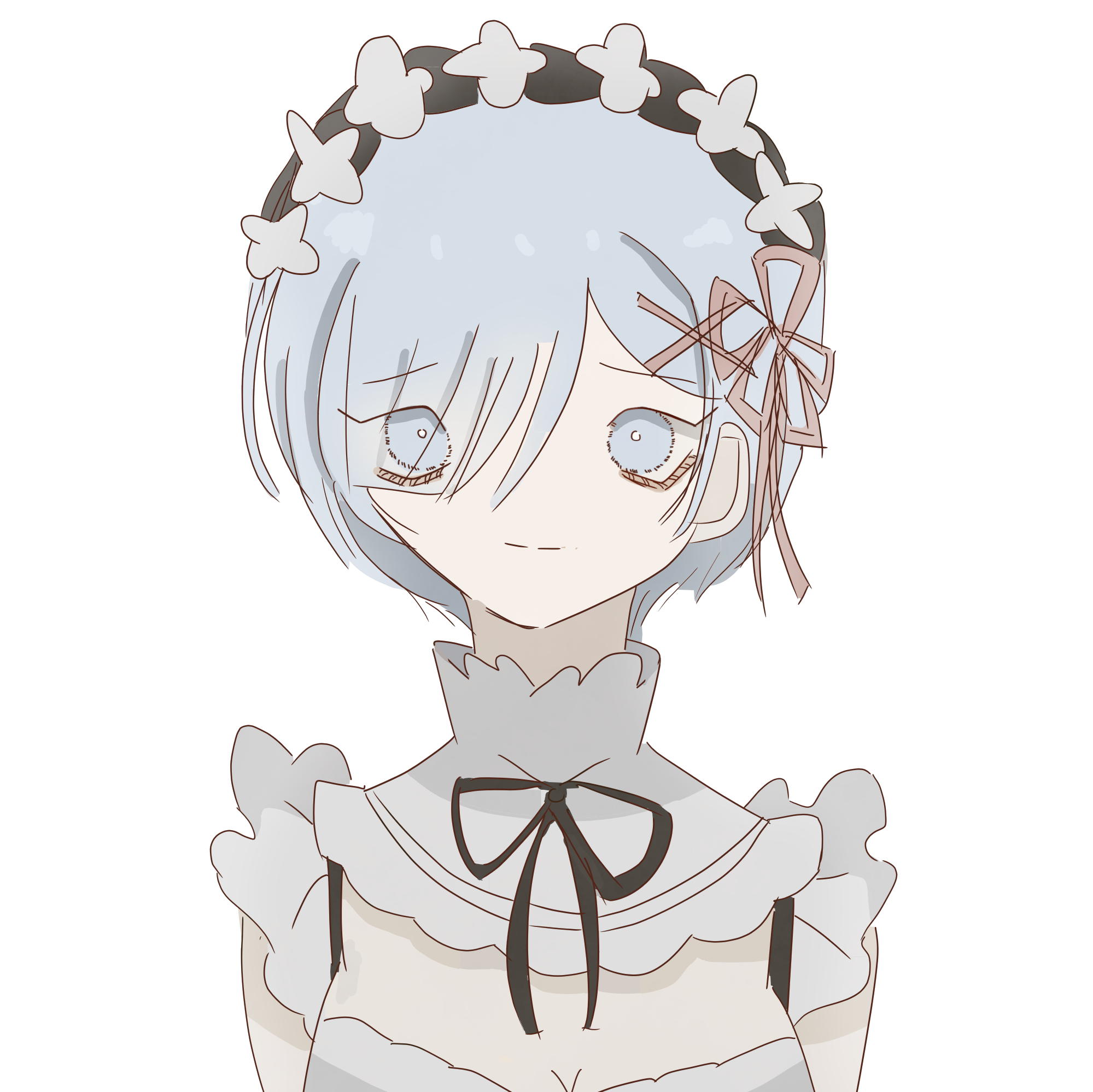 rem fanart sans glasses - Illustrations ART street