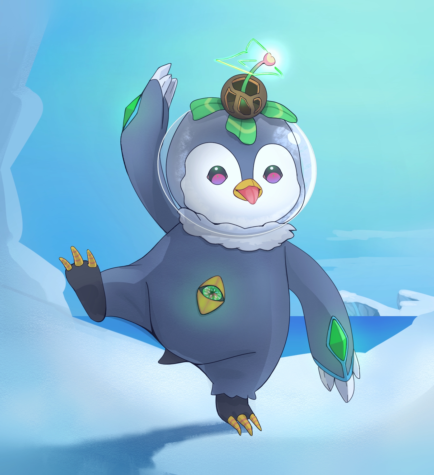 Alien penguins XiaMu - Illustrations ART street