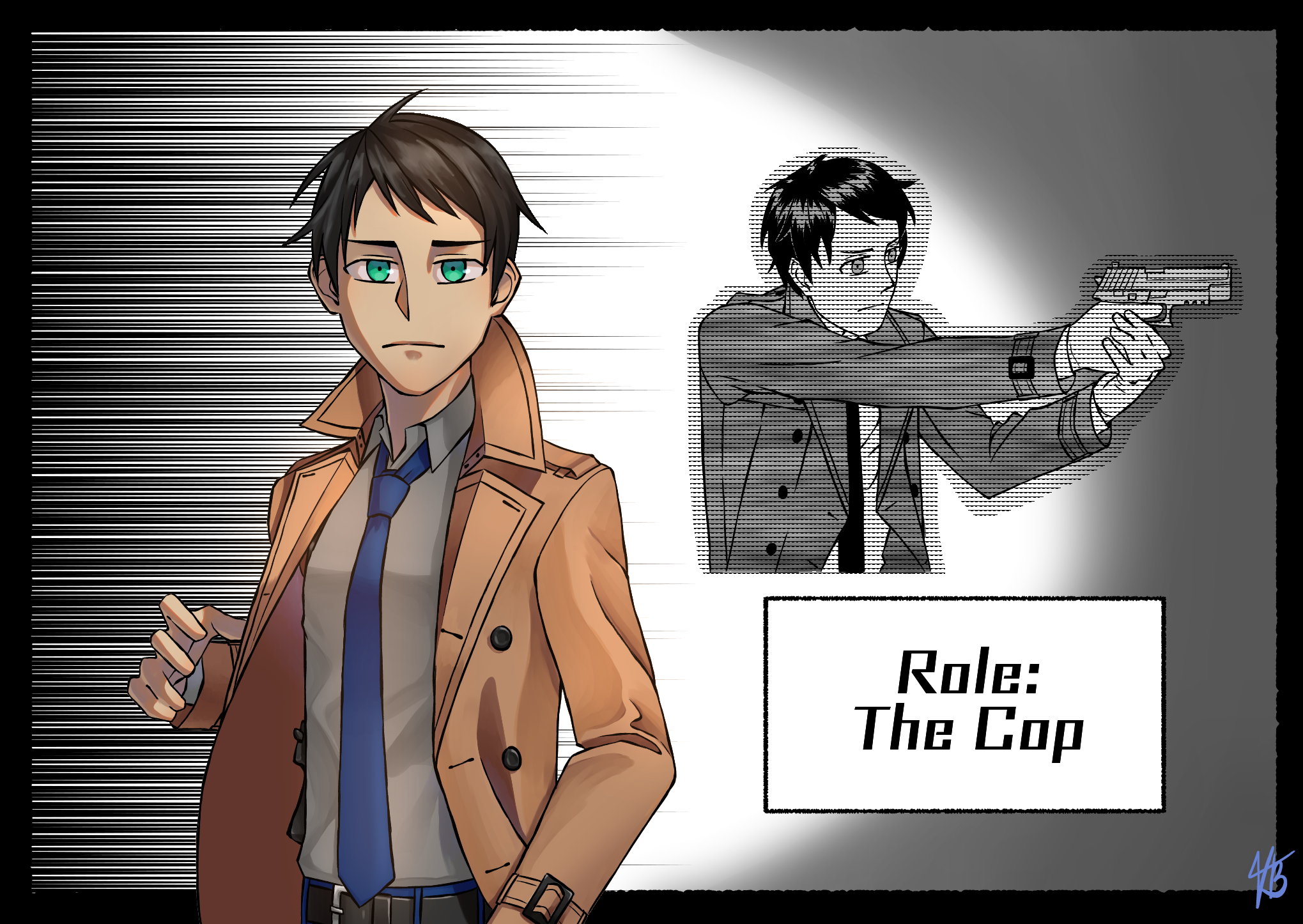 Role: The Cop Vic_is_meh - Illustrations ART street