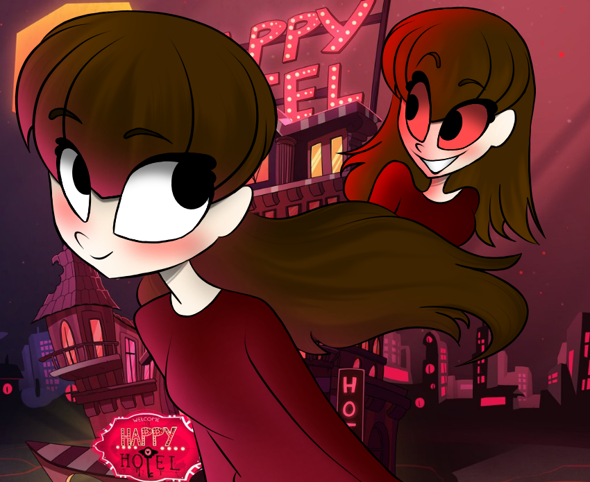 If I was in Hazbin Hotel 💖 🍭🍑Fizzy_Peach_Soda_Pops🍑🍭 - Illustrations ...
