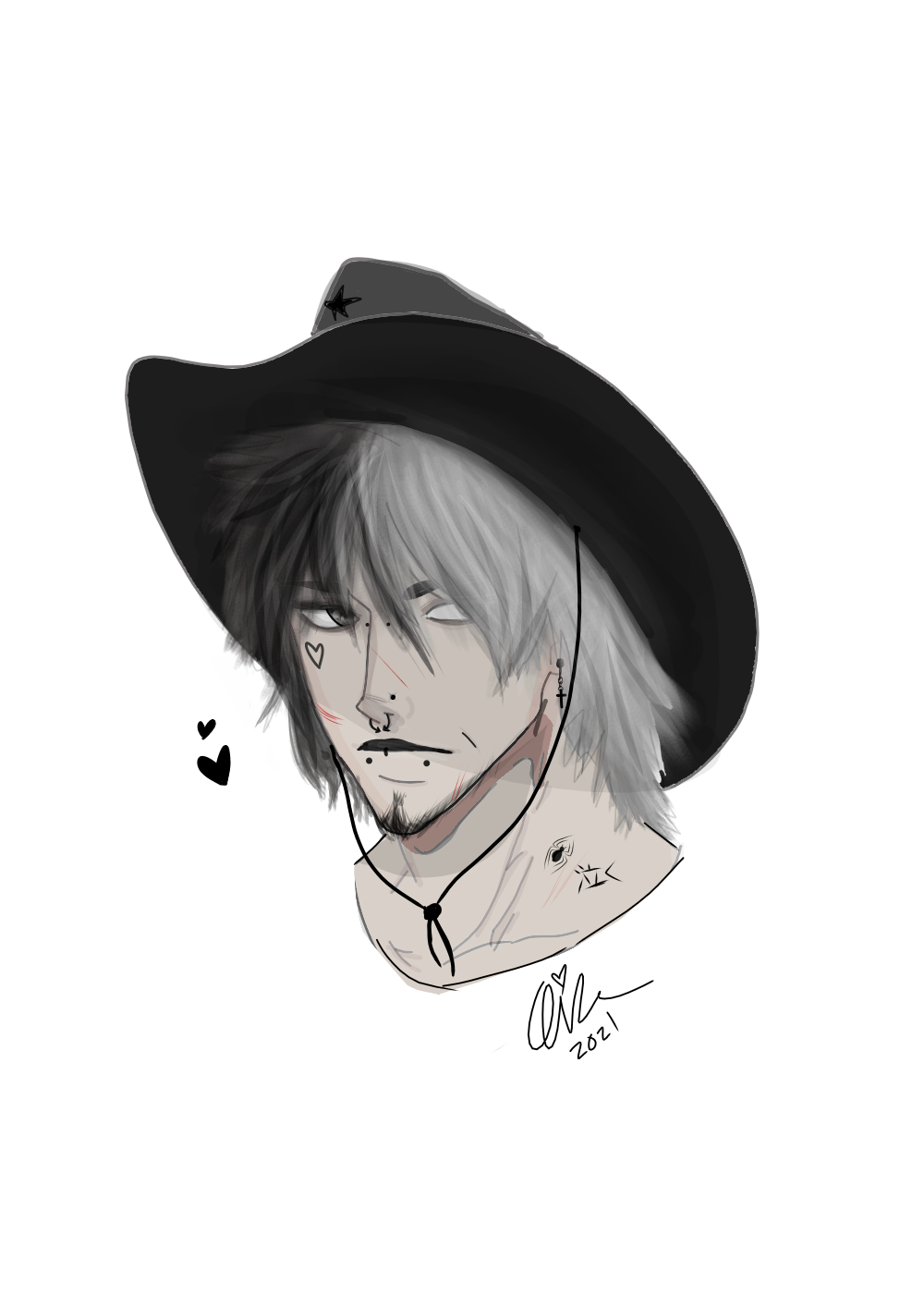 EMO COWBOY😘🤌🖤 lemon_cake16 - 插图 ART street