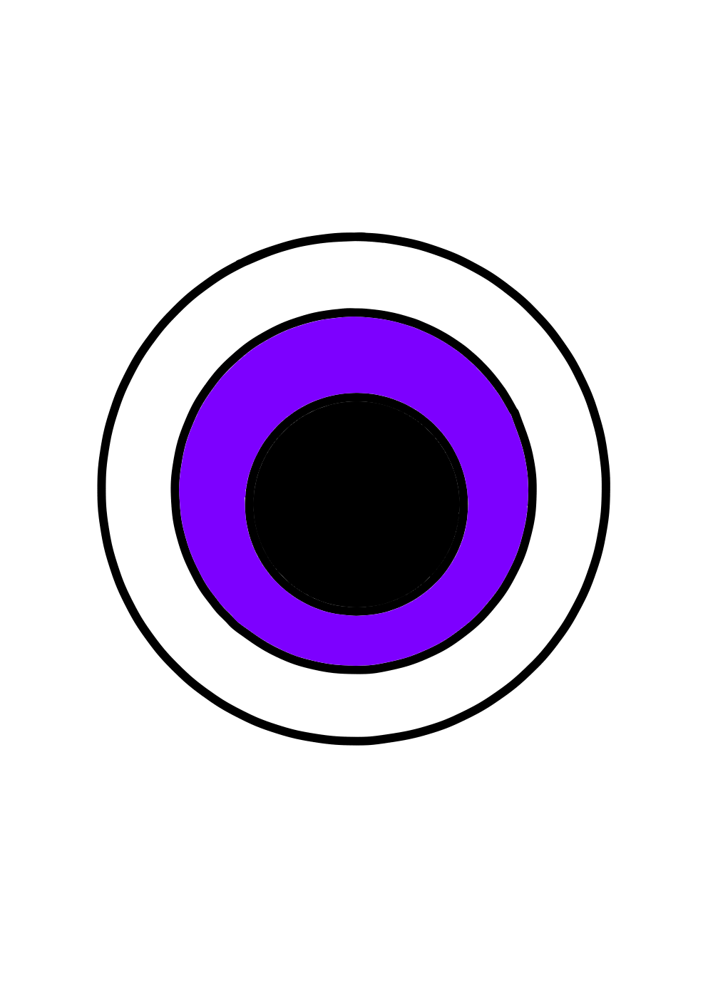 violet purple eyeball Alan cantu@ - 插图 ART street